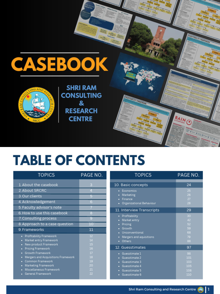 SRCR's CASEBOOK | PDF