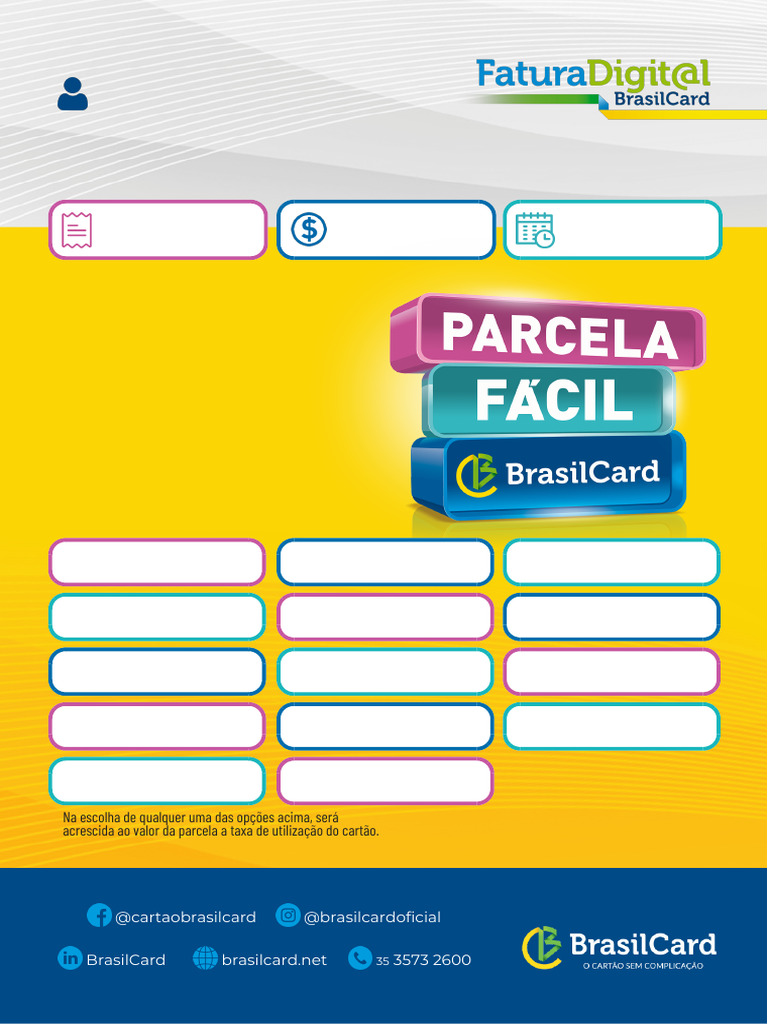 Para Facilitar A Sua Vida, Você Pode Parcelar Esta Fatura em Até 15 Vezes. Aproveite! | PDF