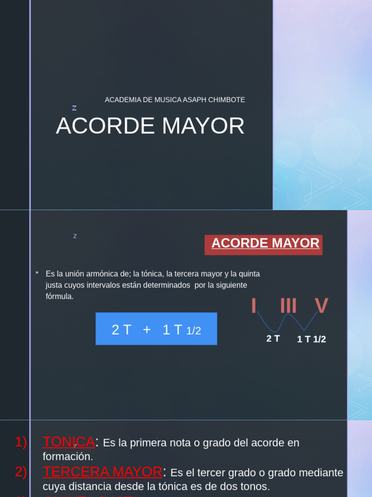 Acorde Mayor | PDF