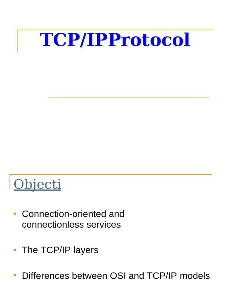 Tcpip Ref Model | PDF