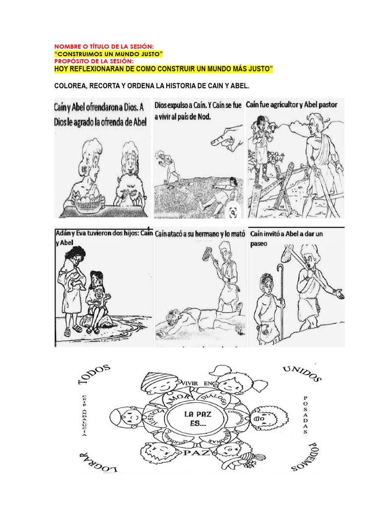 CONSTRUIMOS UN MUNDO JUSTO 3 ,6 | PDF