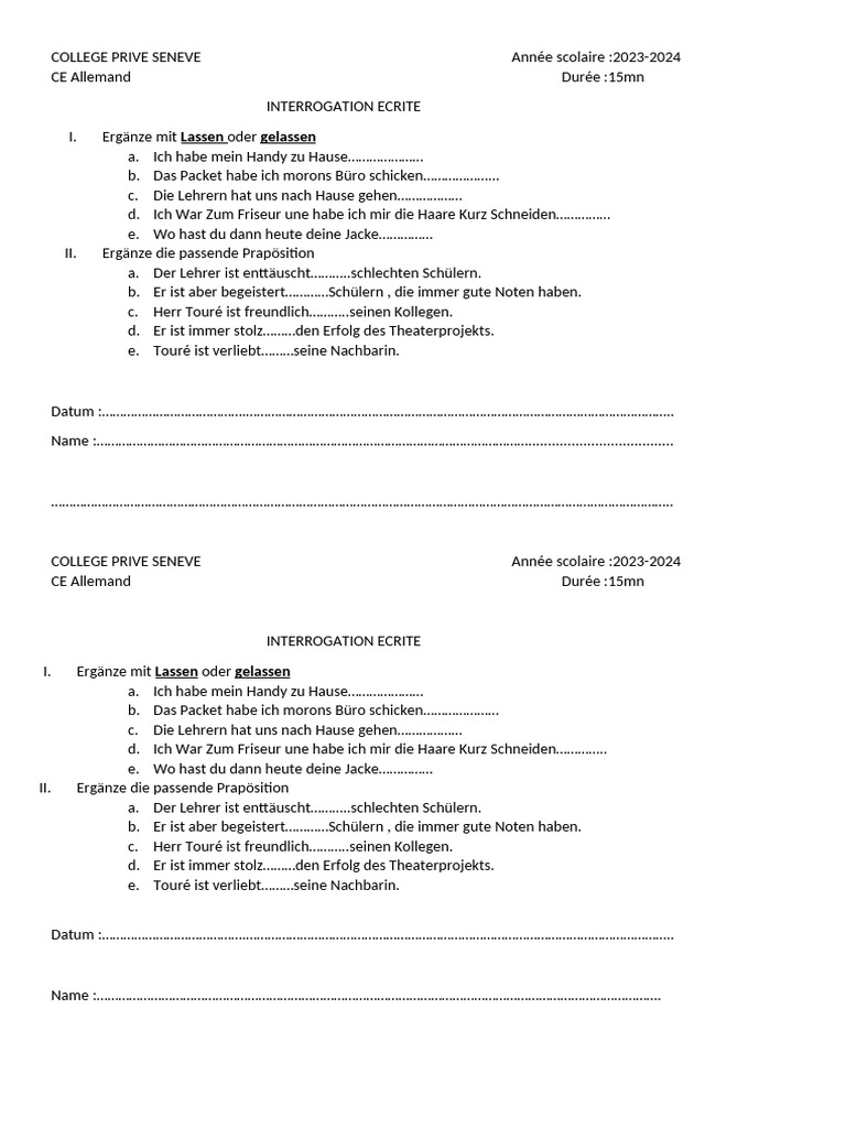 Interrogation 3 | PDF