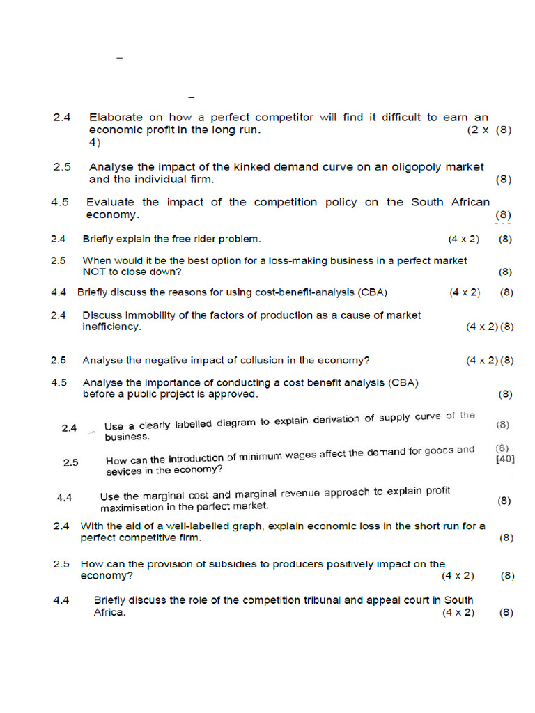 PAPER TWO Topic 2 | PDF