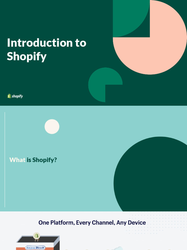 Intro To Shopify - 3 | PDF