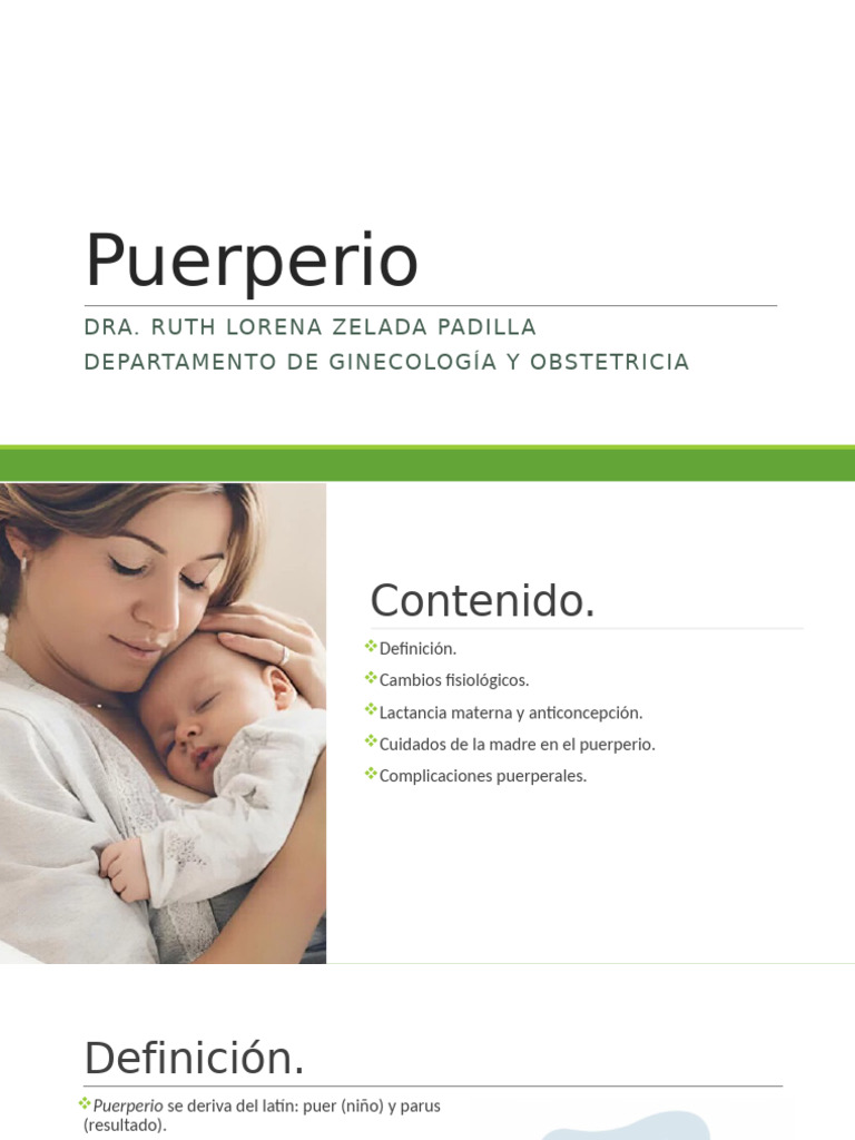 Clase 18 Puerperio Normal | PDF