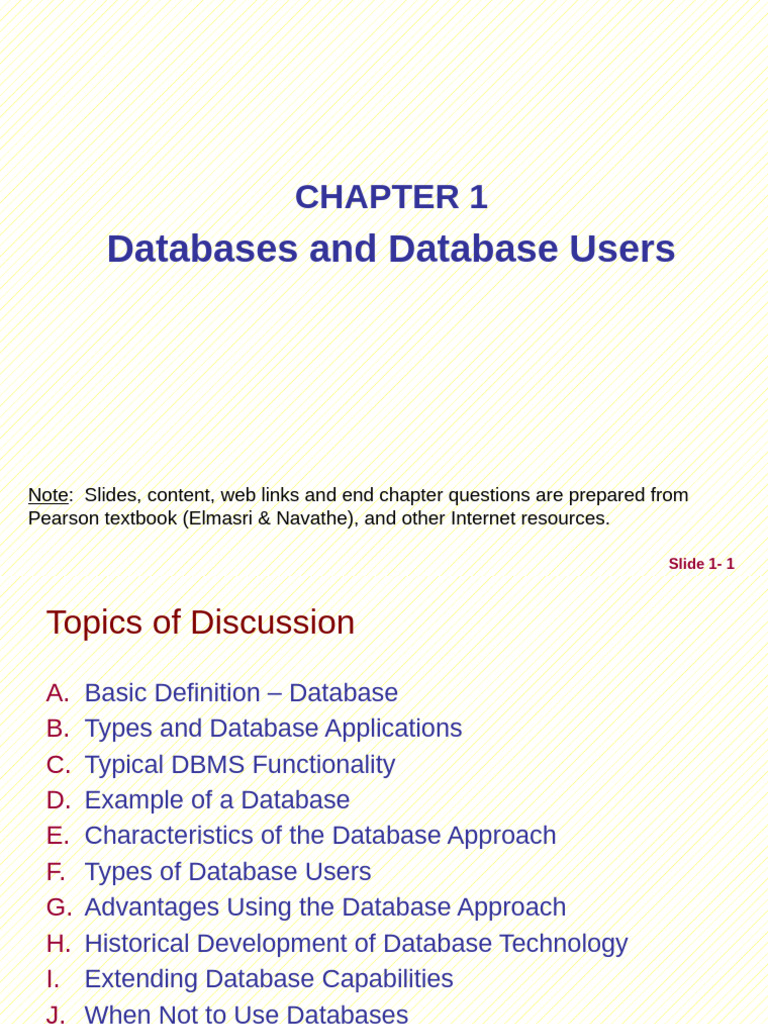 Ch01 - Databases and Database Users | PDF