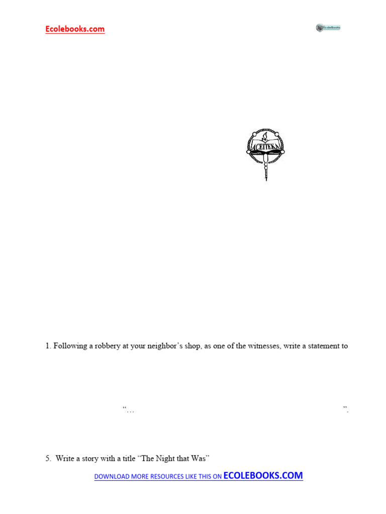 PP1 English Language Exam Paper 2019 | PDF