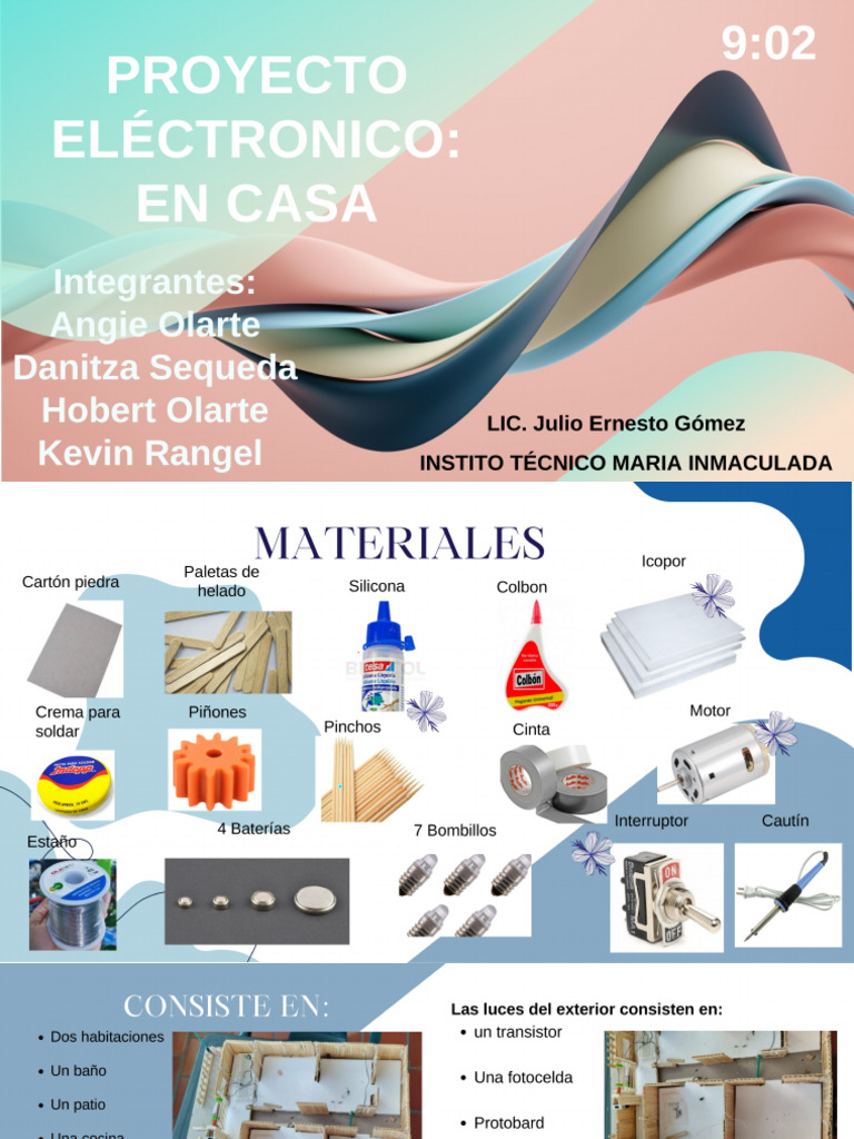 PROYECTO ELÉCTRONICO .PPTX - 20240809 - 093237 - 0000 | PDF