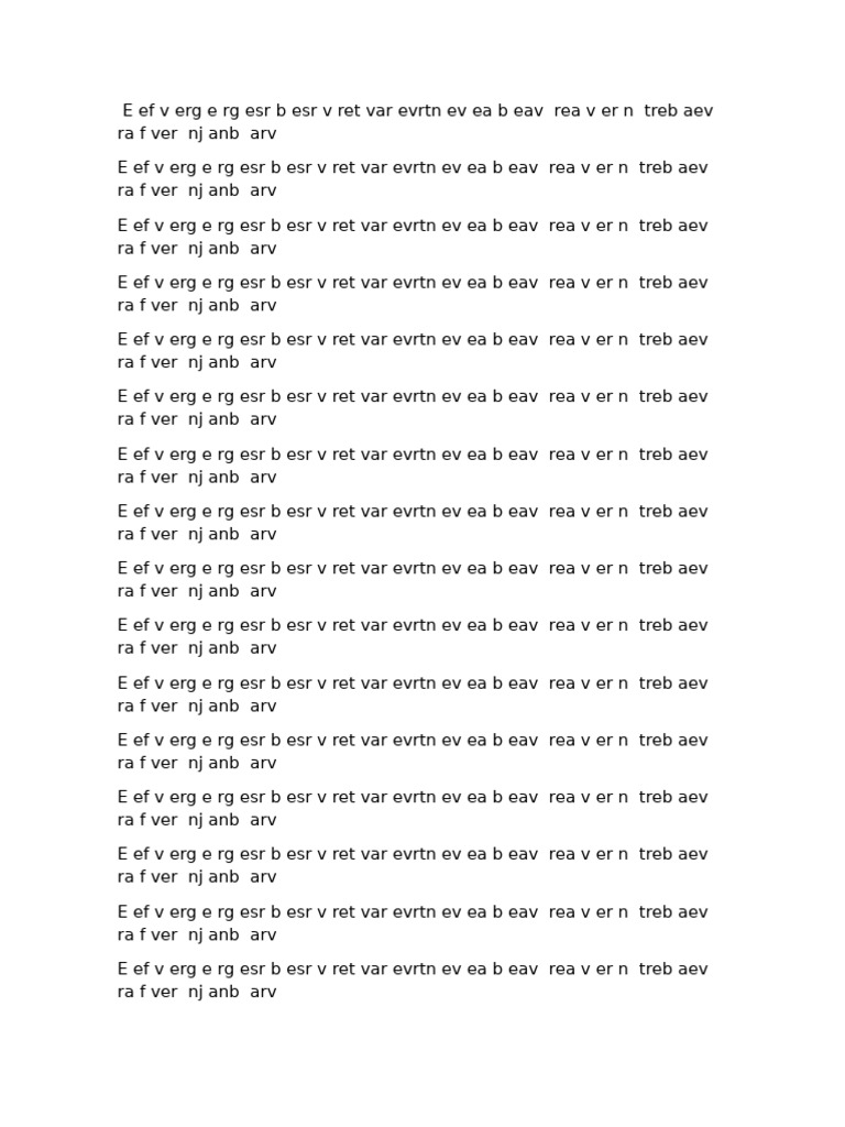 E Ef V Erg e RG Esr B Esr V Ret Var Evrtn Ev Ea B Eav Rea V Er N Treb ...