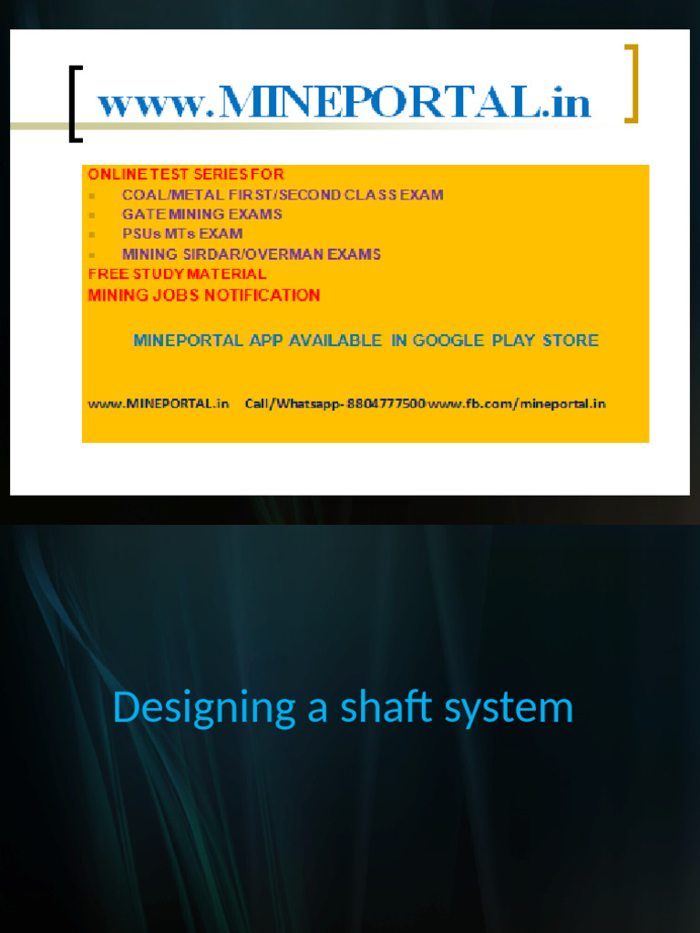 Designing A Shaft System | PDF