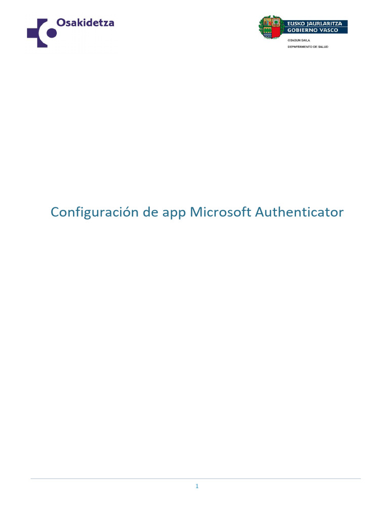 Microsoft Authenticator Configuracion | PDF