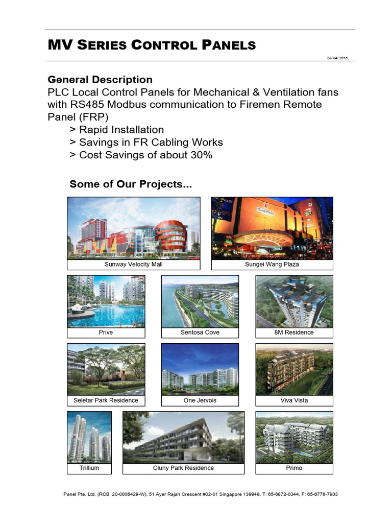 MV-Control Panels | PDF
