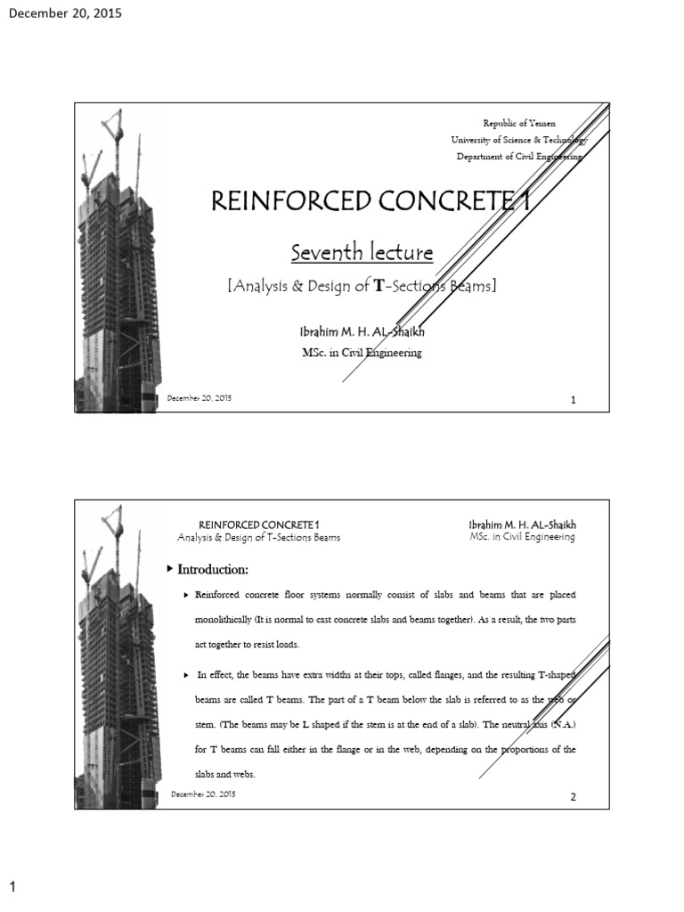 RC-1 Seventh lecture | PDF