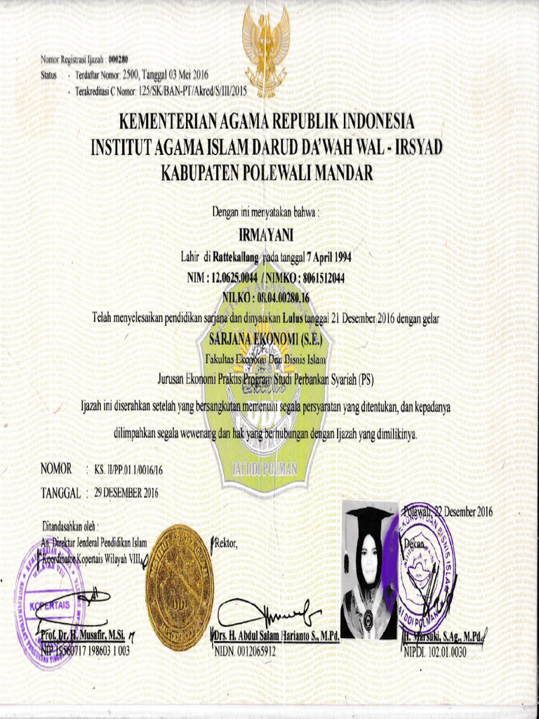 IJAZAH S1_11zon_organized | PDF