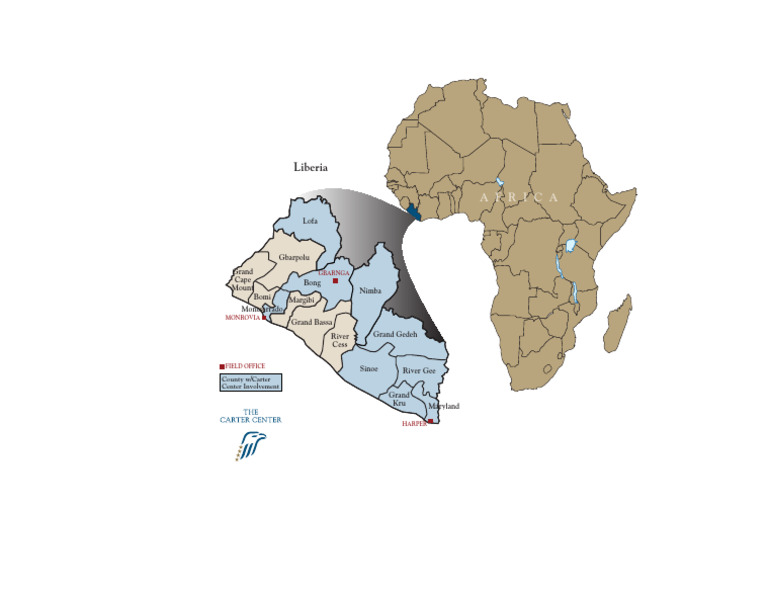 Liberian Counties Map | PDF