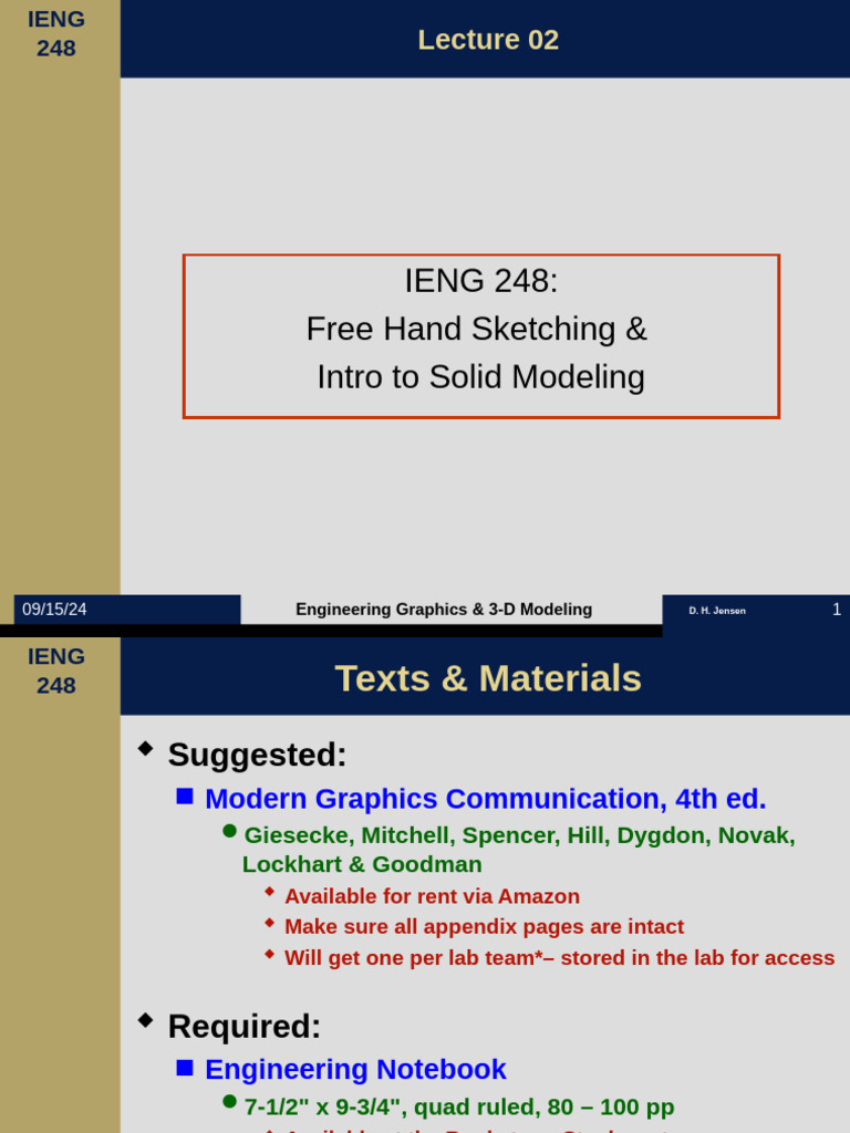 IENG 248 Lecture02 | PDF