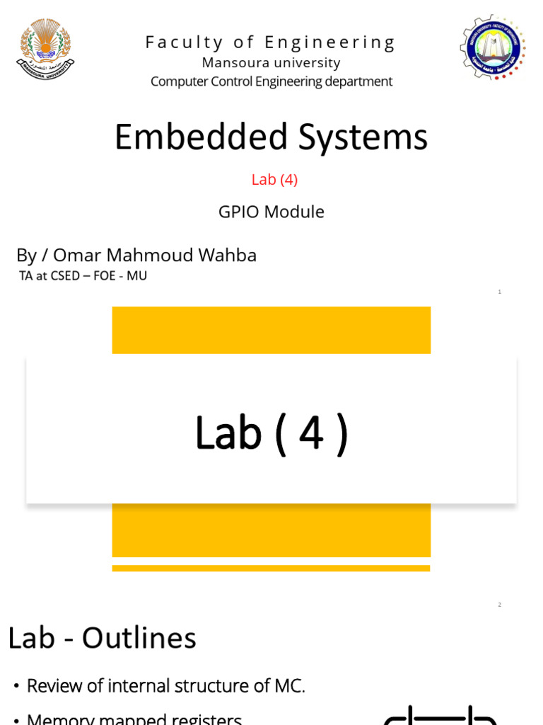 Understanding GPIO in Embedded Systems | PDF | Microcontroller | Computers