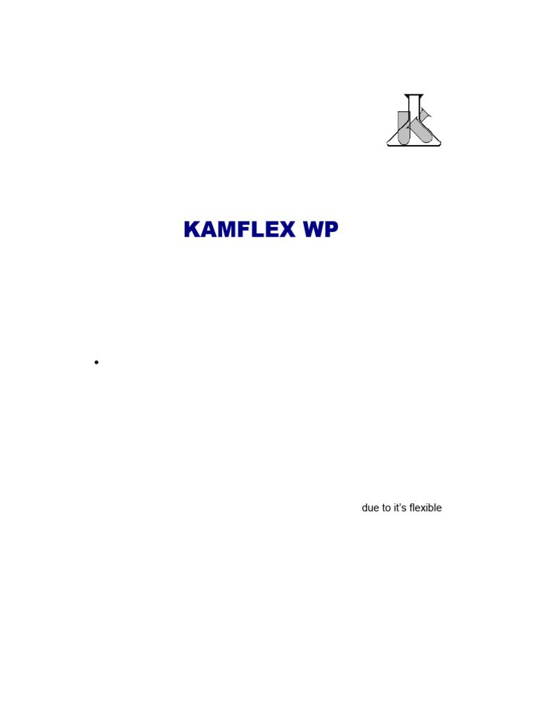 Kamflex WP Tds | PDF