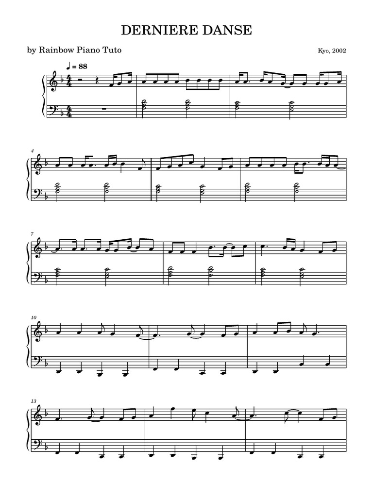 Derniere Danse | PDF