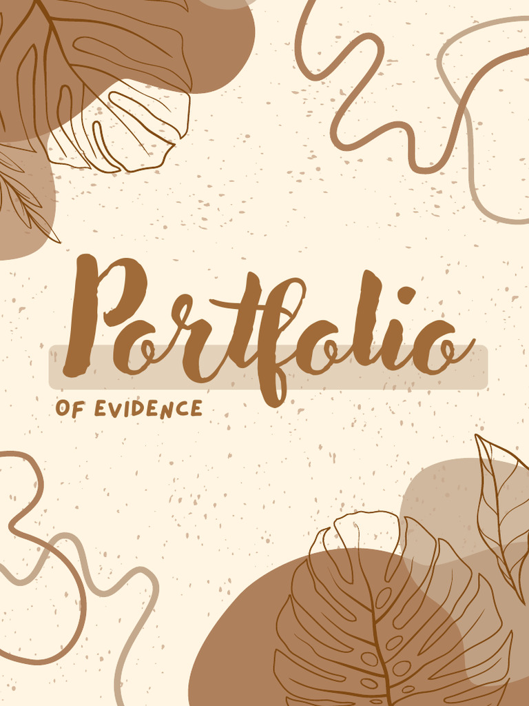 Portfolio of Evidence English | PDF