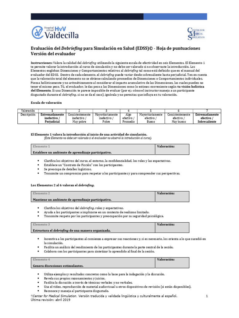 EDSS-VEv-abreviada | PDF
