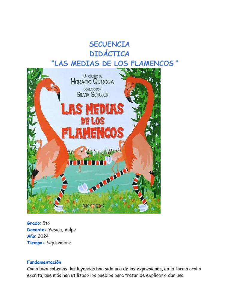 LAS-MEDIAS-DE-LOS-FLAMENCOS-5-GRADO | PDF