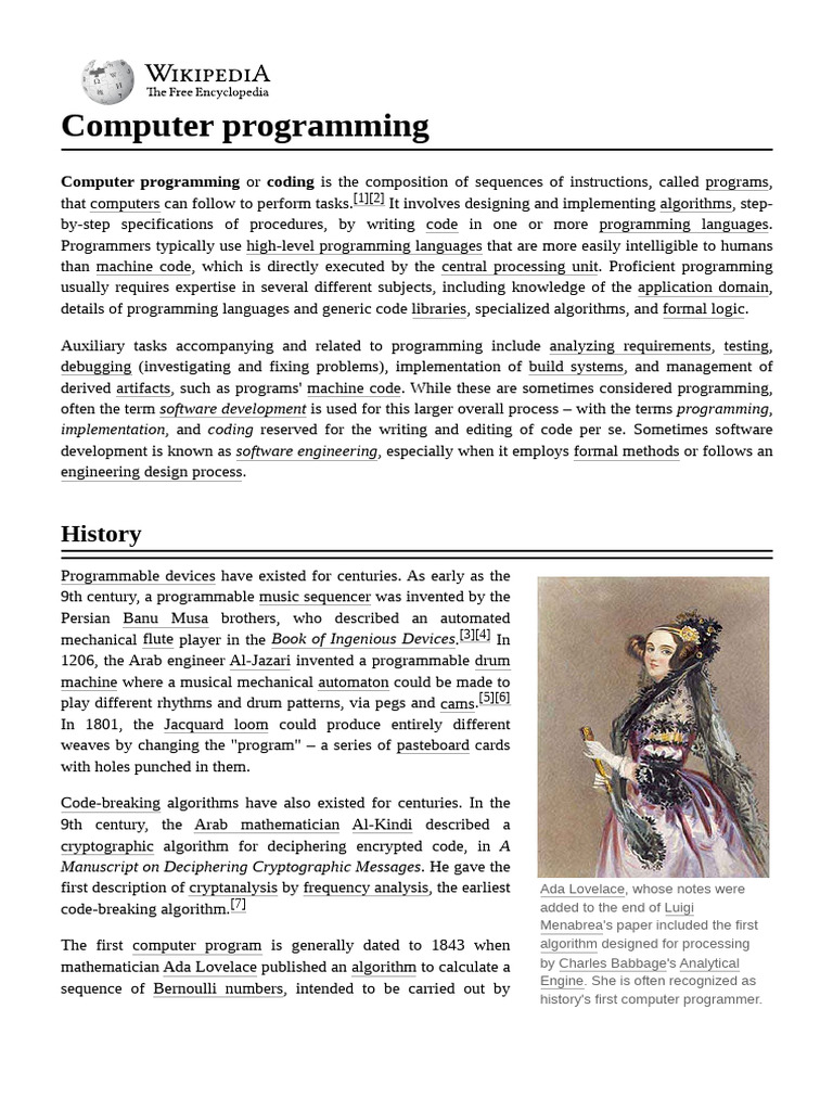 Computer Programming | PDF