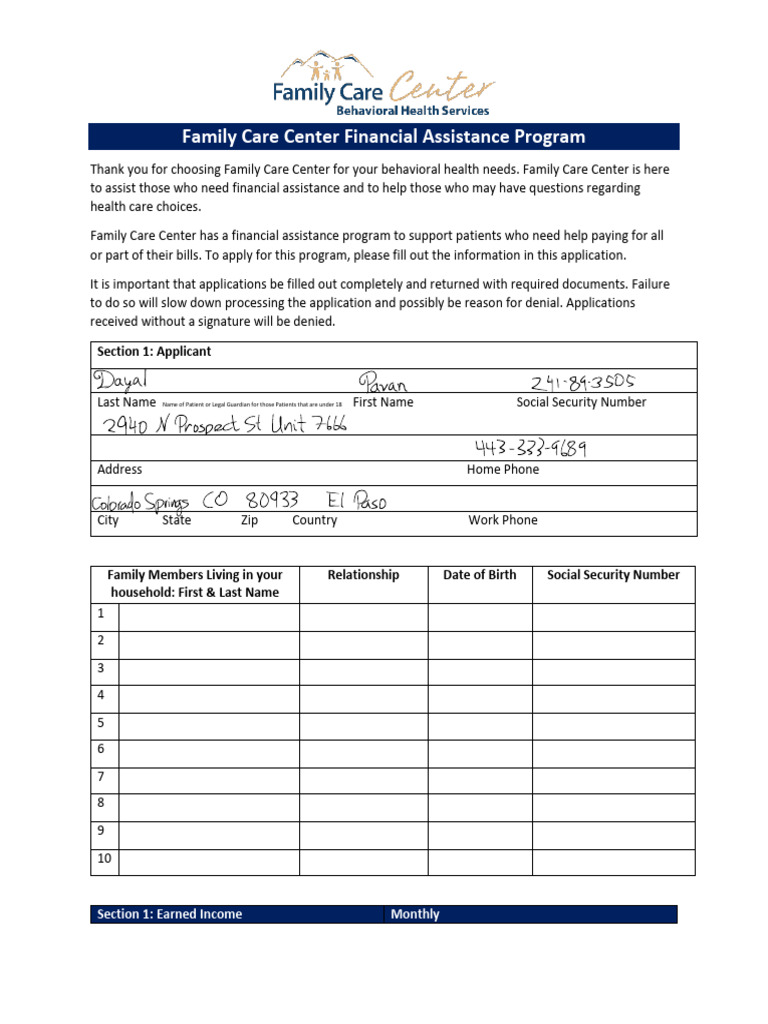 Financial Hardship Application Final Fillable PDF | PDF