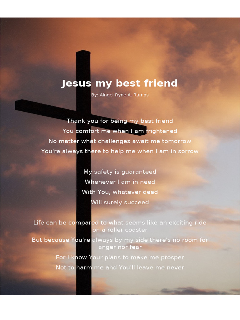Jesus My Best Friend Pdf