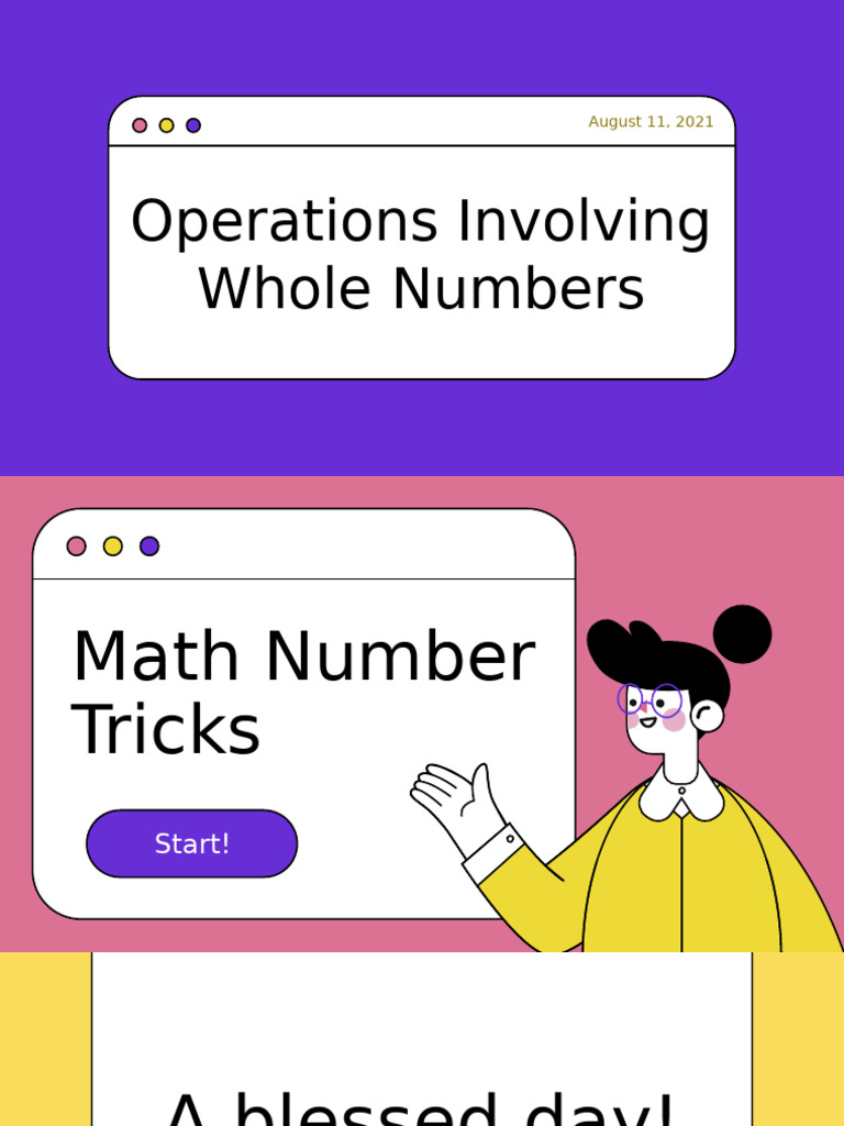 Operations Involving Whole Numbers | PDF