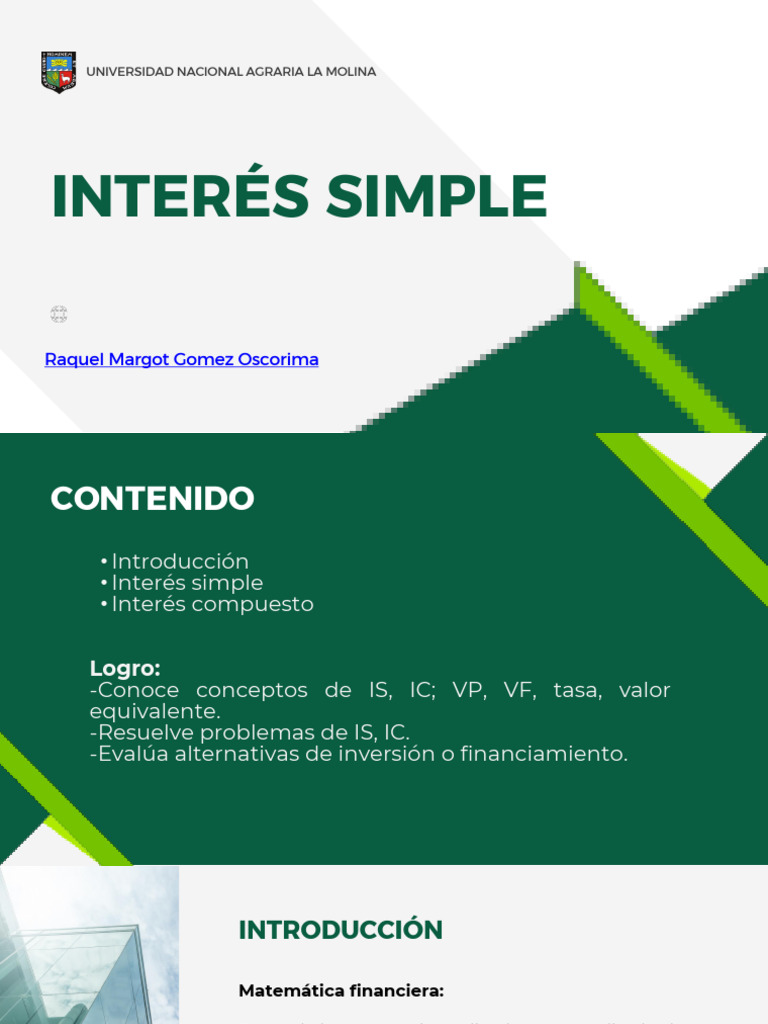Interés Simple | PDF