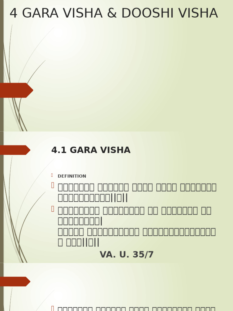 4 Gara Visha & Dooshi Visha | PDF