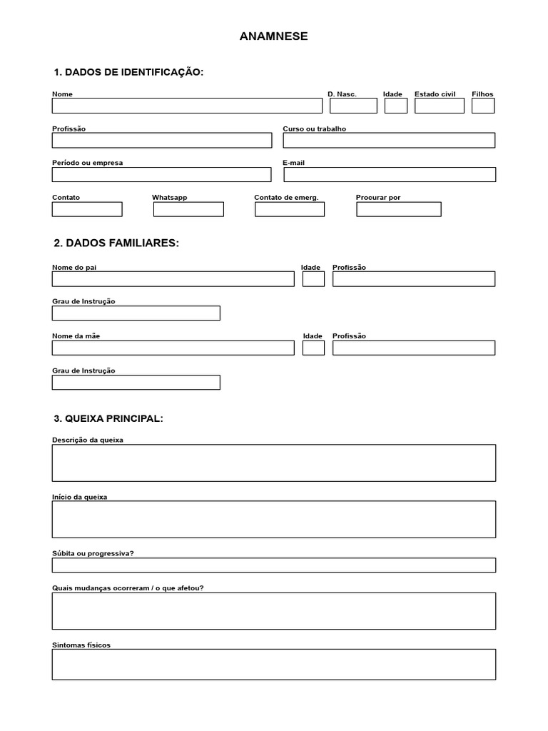 Anamnese-2 | PDF