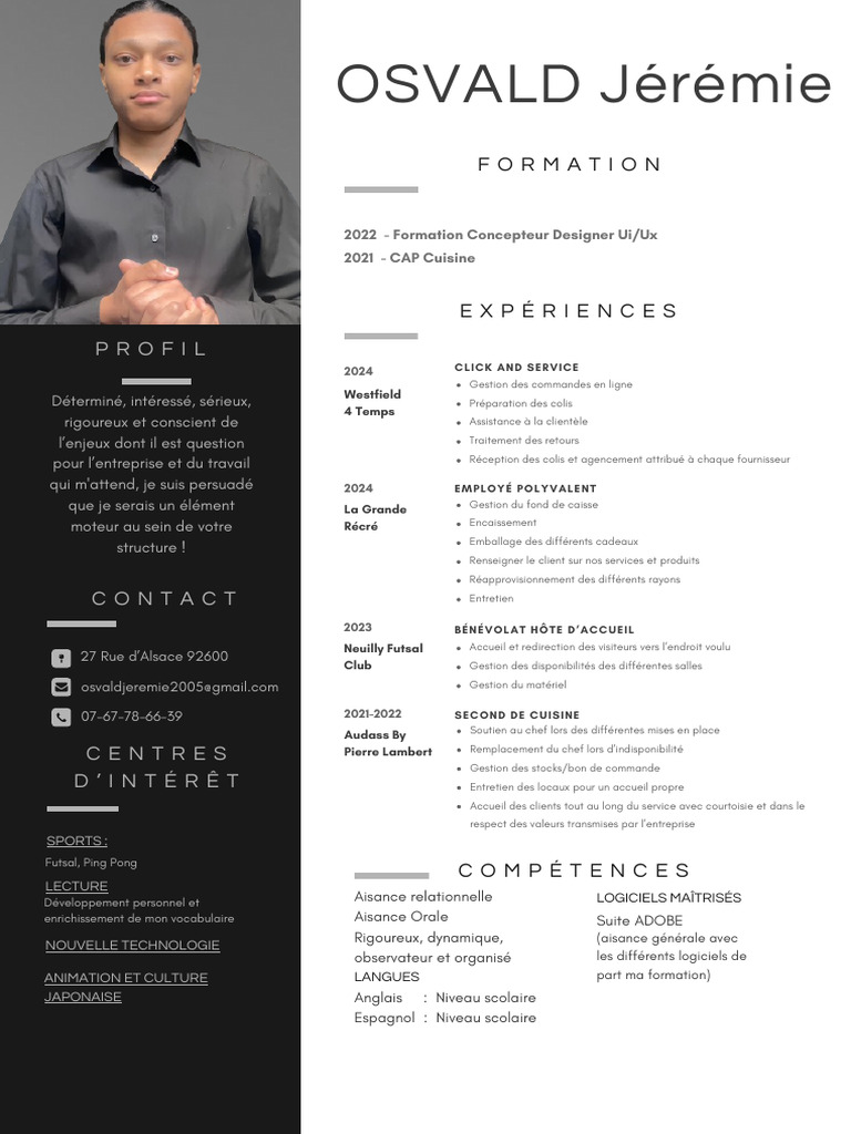 CV a jour DAEU | PDF