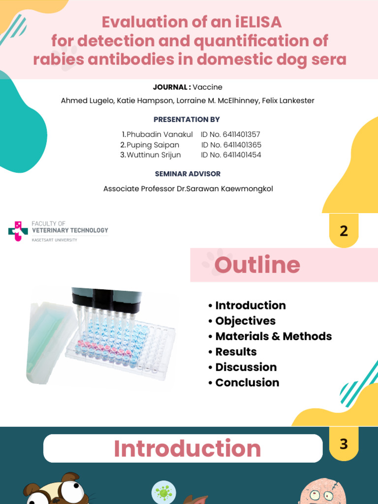 Evaluation of An IELISA For Detection and Quantification of Rabies ...