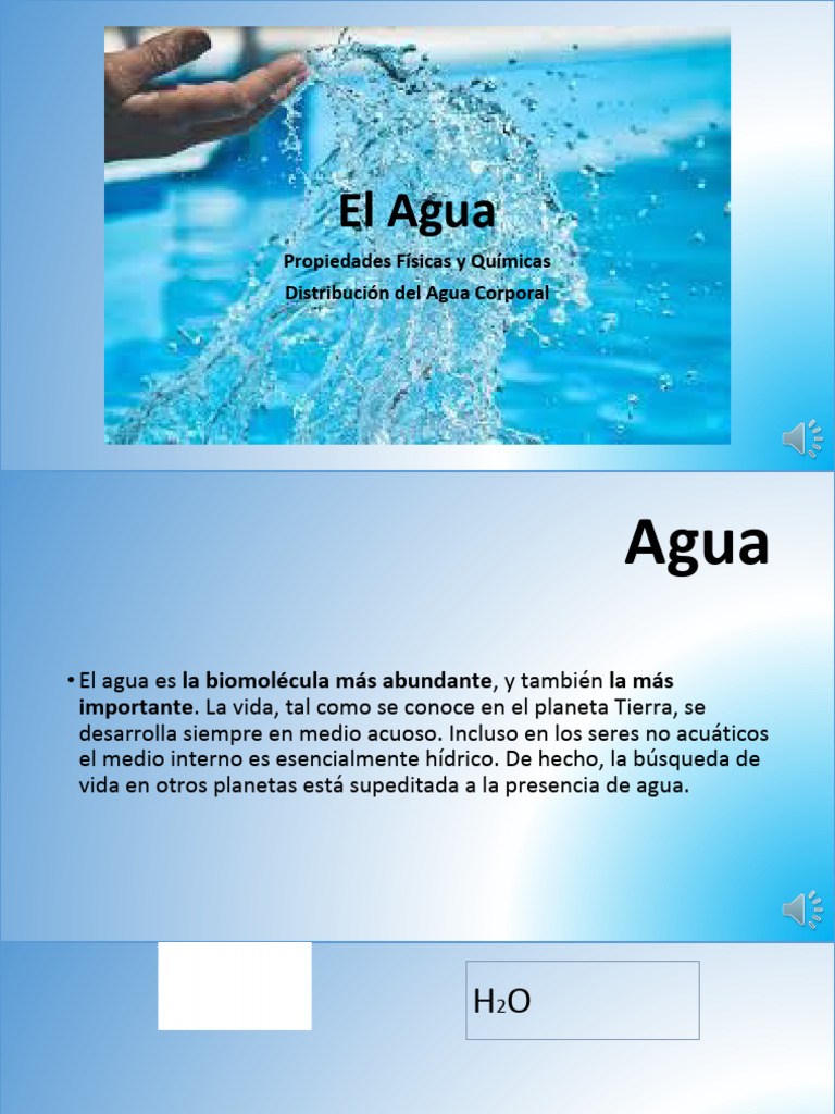 bioquimica .. el agua | PDF
