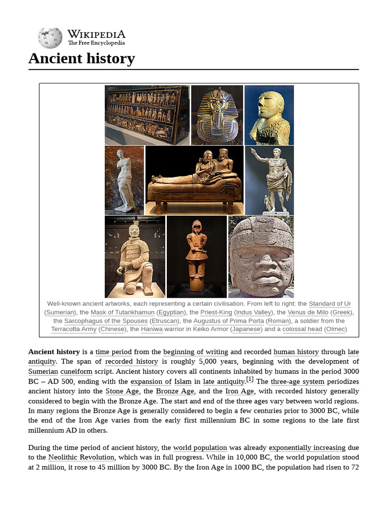 Ancient History | PDF