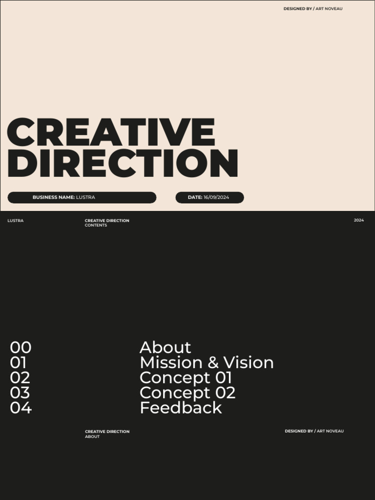 Creative Direction Template | PDF
