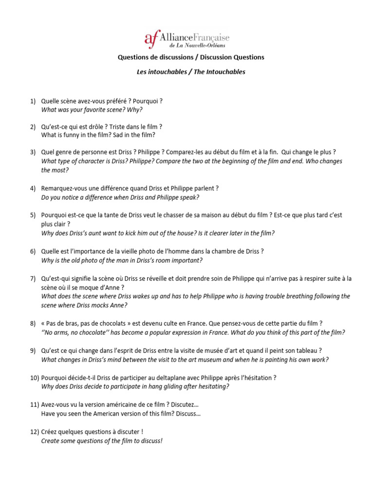 Les Intouchables | PDF