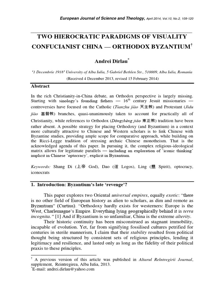 Two Hierocratic Paradigms of Visuality | PDF