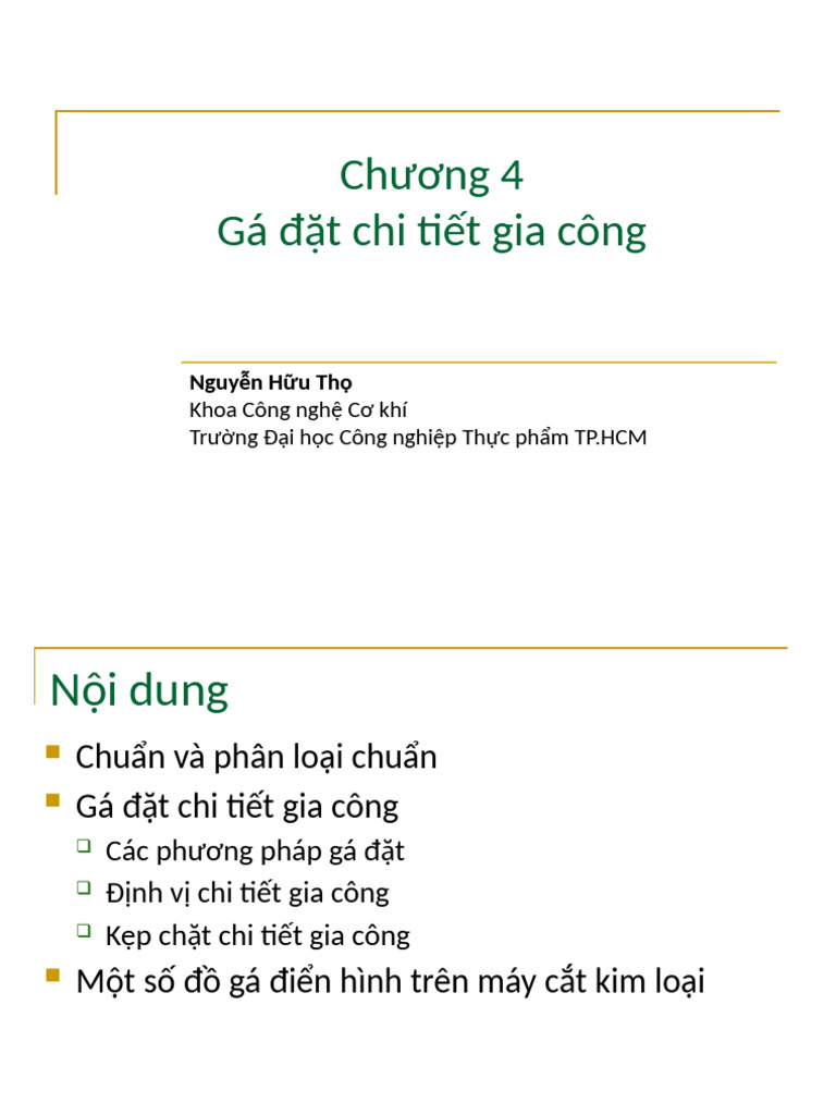 Chuong 4-Ga Dat Chi Tiet Gia Cong | PDF