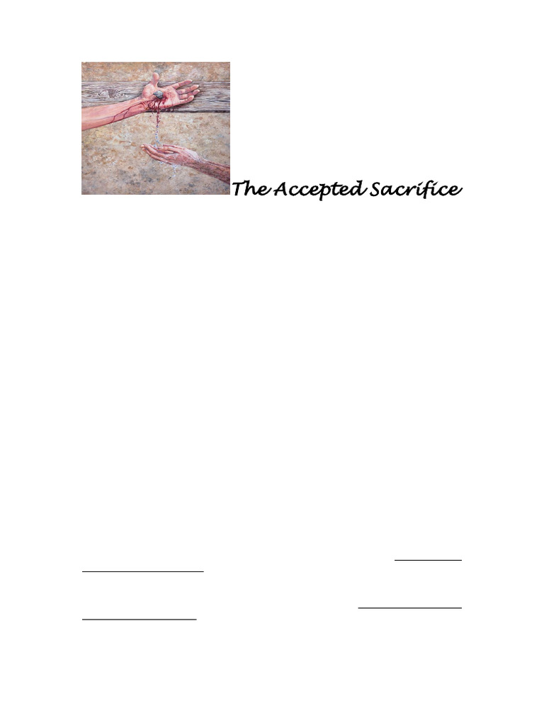 Tract01092024_1_The Accepted Sacrifice (1) | PDF