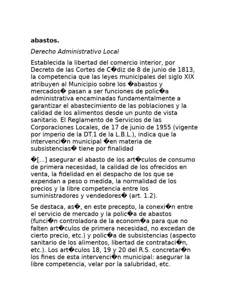 Abastos | PDF