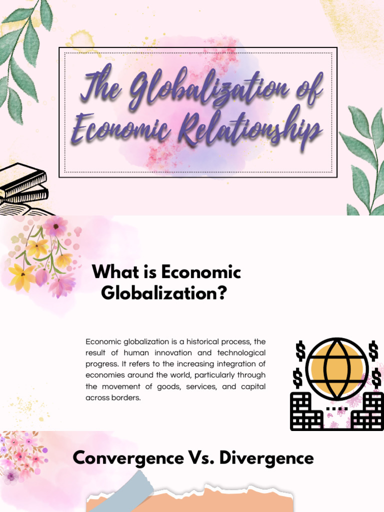 The Globalization of Economic Relationship | PDF | Balance Of Payments ...