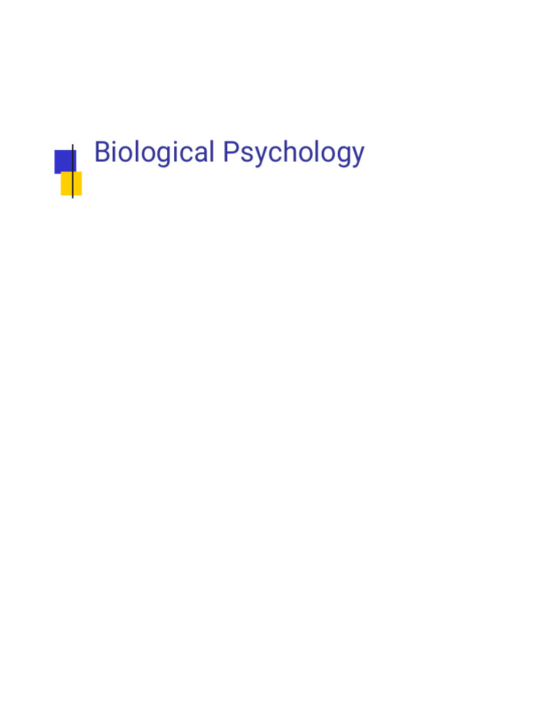 Biological Psychology | PDF