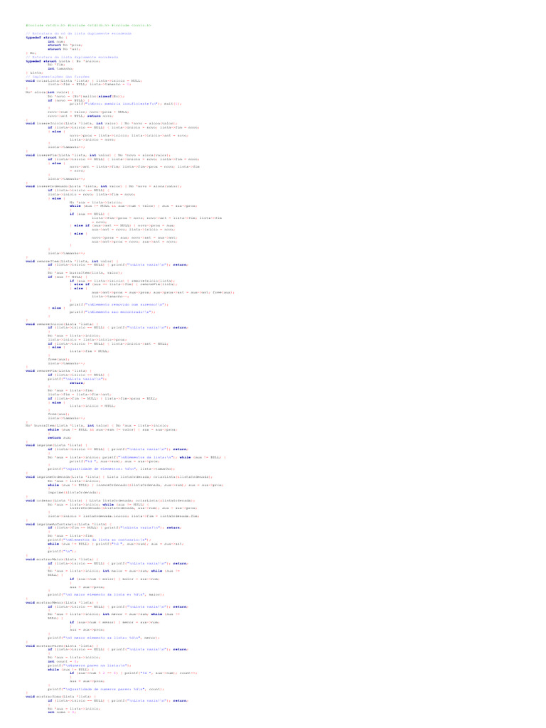 Lista - Dupla - 3.docx - Documentos Google | PDF