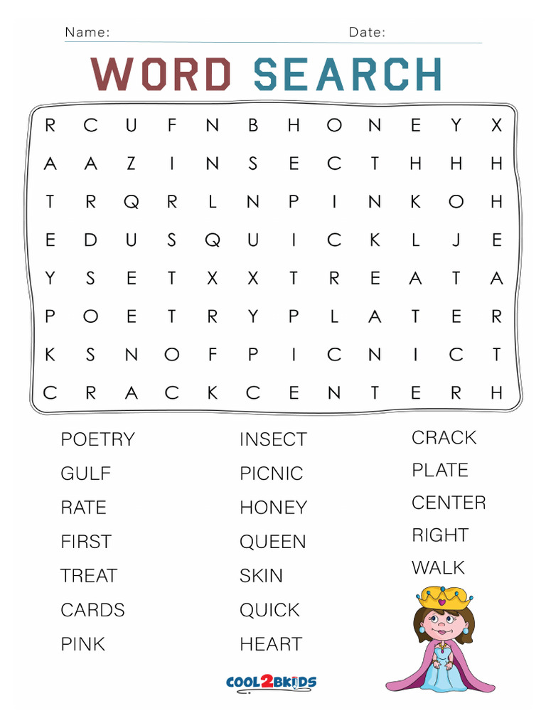 3rd Grade Word Search | PDF