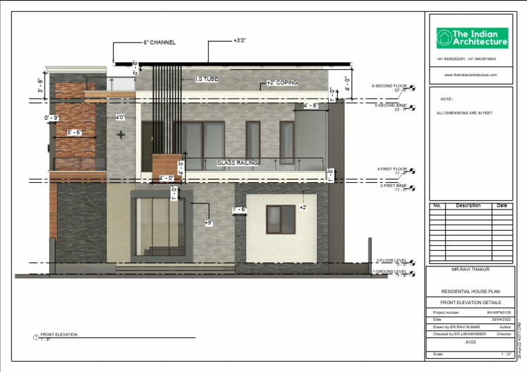 Front Elevation Details Pdf
