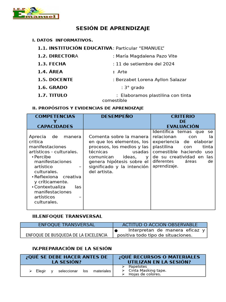 SESIÓN DE APRENDIZAJE Raz. Verbal (Ficha Bibliografica) | PDF