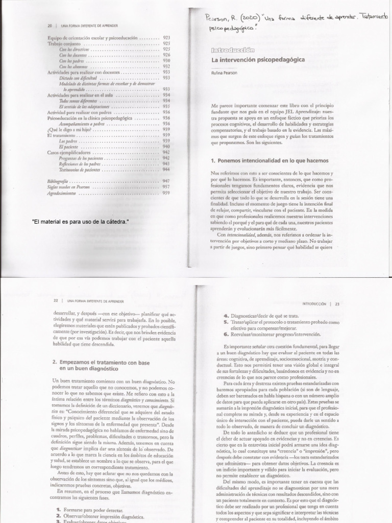 Pearson Una forma diferente de aprender - Introducción | PDF